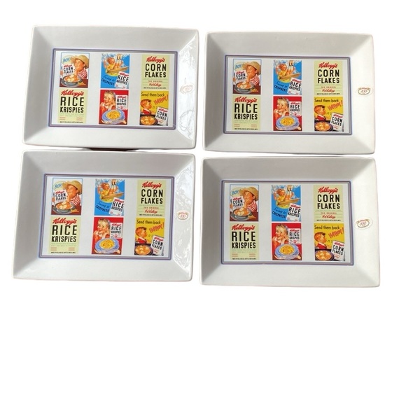 Kellogg’s | Dining | Nwt Set Of 4 Vintage Kelloggs 0th Anniversary ...